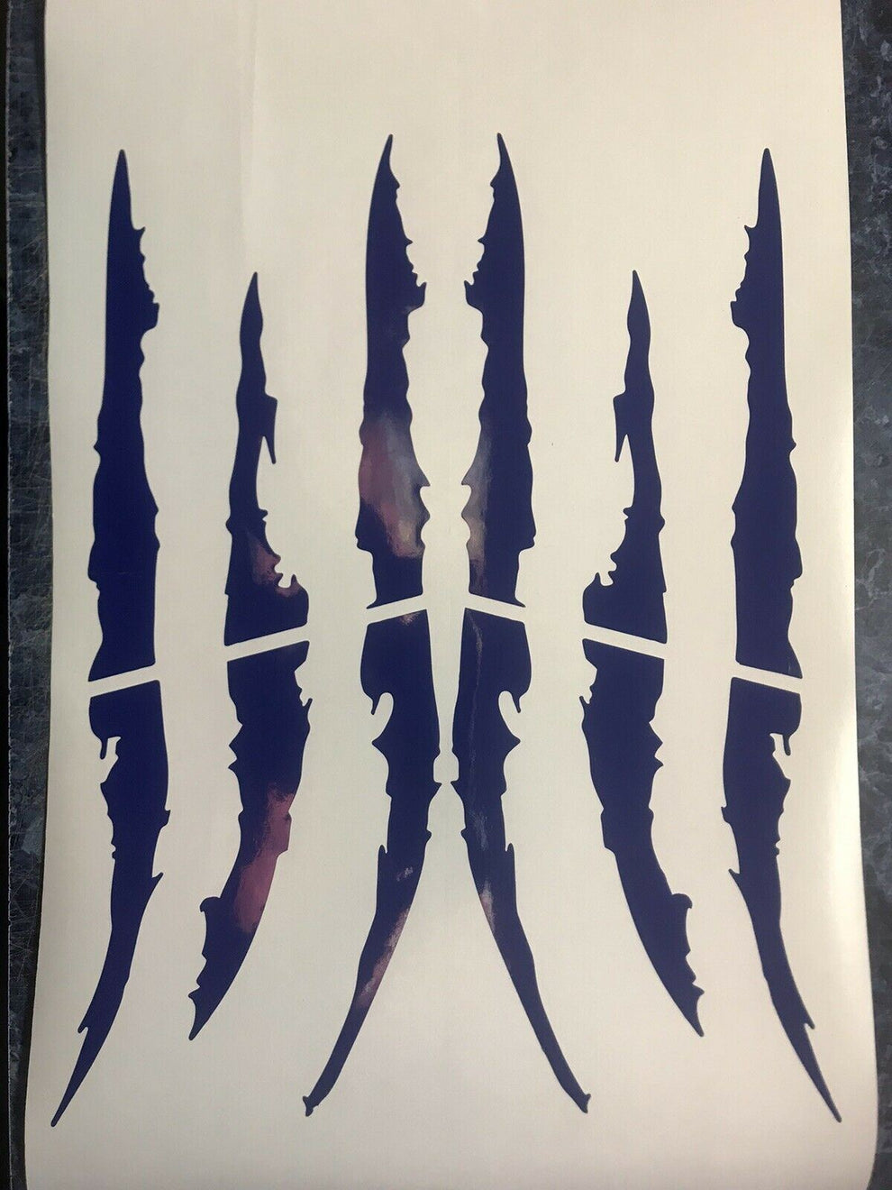 Headlight Claw Scratch Small Vinyl Decal Kit (Various Colors Avail ...