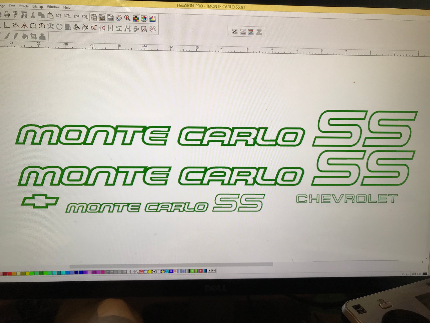 Monte Carlo SS 85 86 Restoration Red Vinyl Decals Stickers Kit Chevy 1 ...