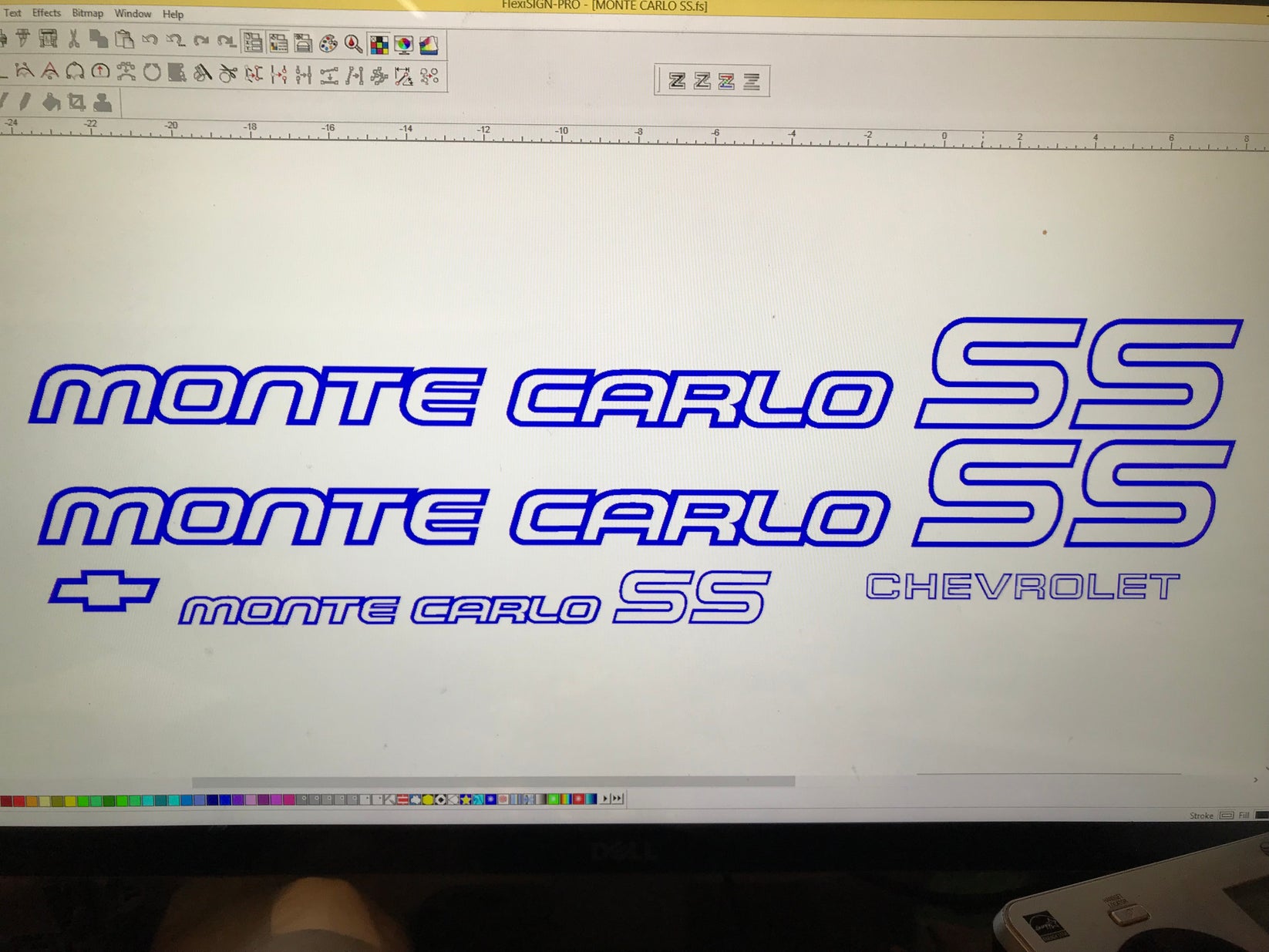 Monte Carlo SS 85 86 Restoration Red Vinyl Decals Stickers Kit Chevy 1 ...